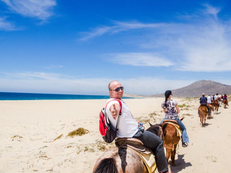 Horseback Riding on the Beach Editorial Image - Image of experience ...