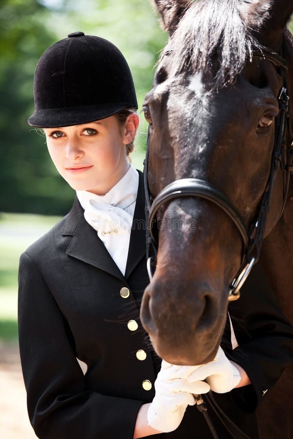 Horseback riding girl stock image. Image of competition - 10820247
