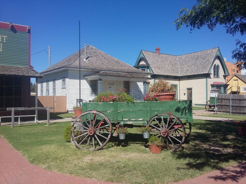 Horseless Wagon of the West Stock Image - Image of horseless, travel ...