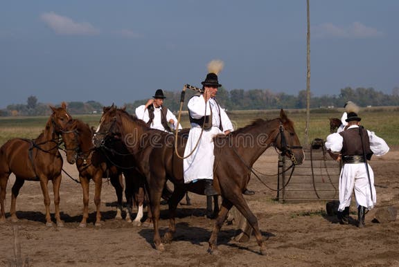 Horsemen, Bugac, Hungary editorial photography. Image of culture - 16512612