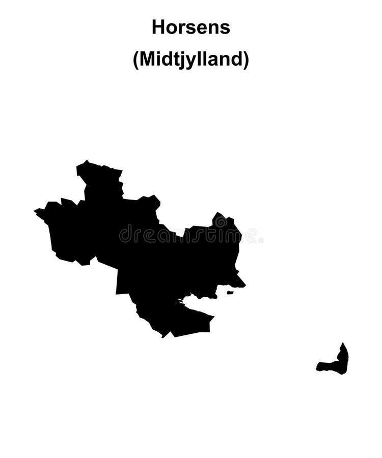 Horsens Outline Map Stock Illustrations – 47 Horsens Outline Map Stock ...