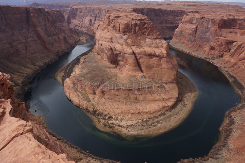 Horseshoe Bend View in Page, Arizona Stock Photo - Image of panorama ...