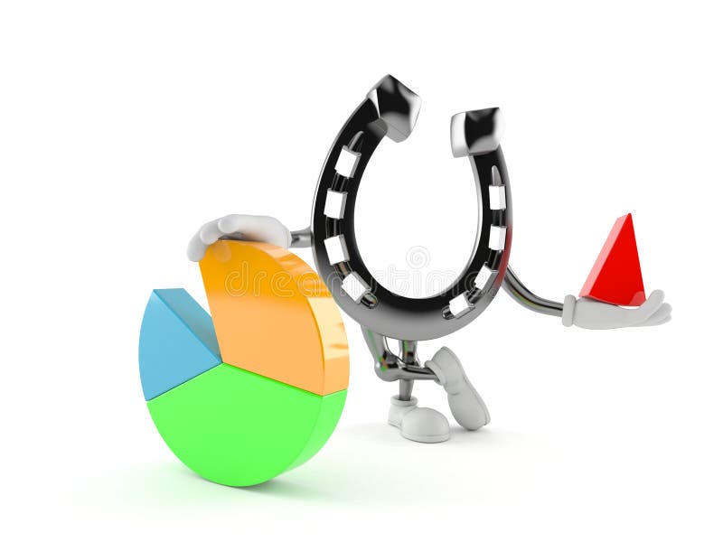 Horseshoe with chart stock illustration. Illustration of horseshoe ...
