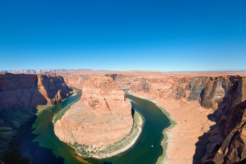 Horseshoe of Colorado River Stock Photo - Image of landscape, landmark ...
