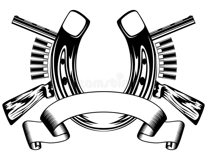 Cross Rifle Logo Crossed Rifles Vector Images (over 6,700)