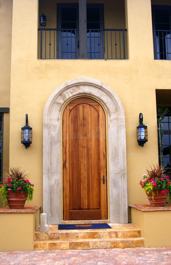 Interesting Entrance stock image. Image of landscaping - 2927849