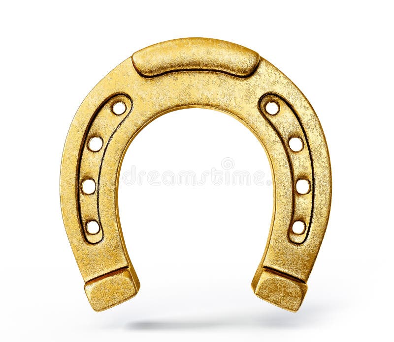 Horseshoe stock illustration. Illustration of metal, shape - 30501798