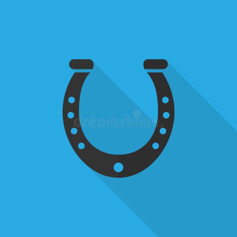Horseshoe Icon Vector, Solid Illustration Stock Vector - Illustration ...