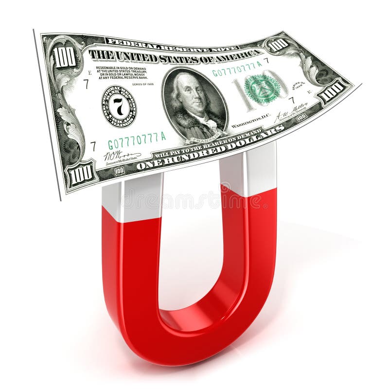 Horseshoe Magnet. Side View Stock Illustration - Illustration of ...