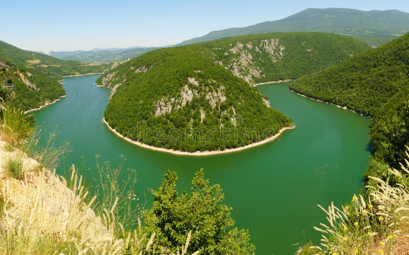 Vrbas River Canyon Near Banja Luka Stock Photo - Image of cemernica ...