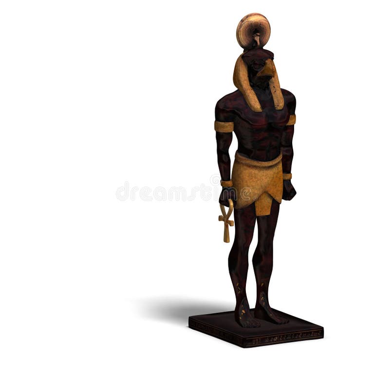 God Horus Statue Isolated Stock Illustrations – 576 God Horus Statue ...