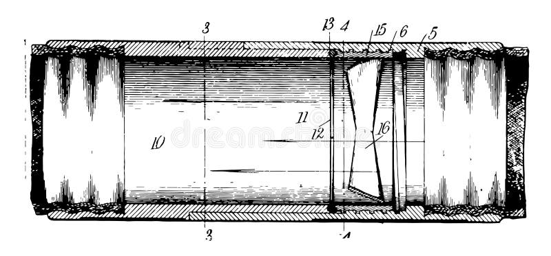 Hose Coupling Vintage Illustration Stock Vector - Illustration of ...