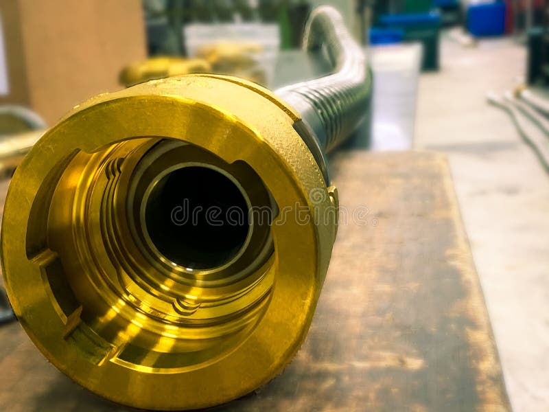 Hose stock photo. Image of long, gold, hose, work, table - 181921062