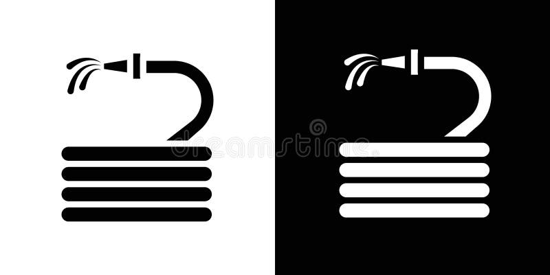 Hose Icon Isolated Flat Vector in Outline Stock Vector - Illustration ...