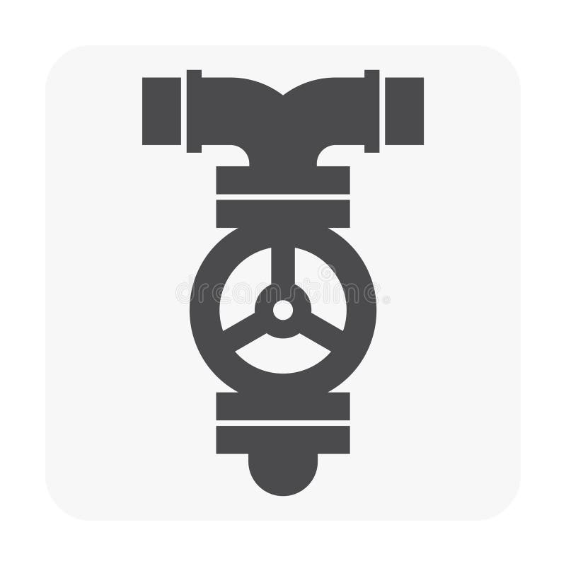 Hose Pipe of Air Compressor Line Icon Vector Illustration Stock Vector ...