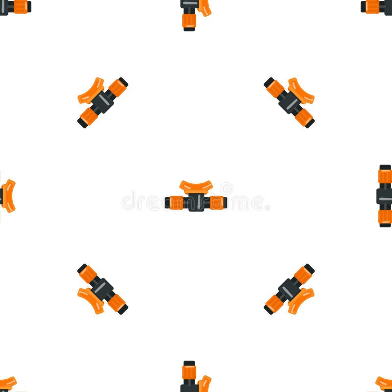 Hose Tool Pattern Seamless Vector Stock Vector - Illustration of autumn ...