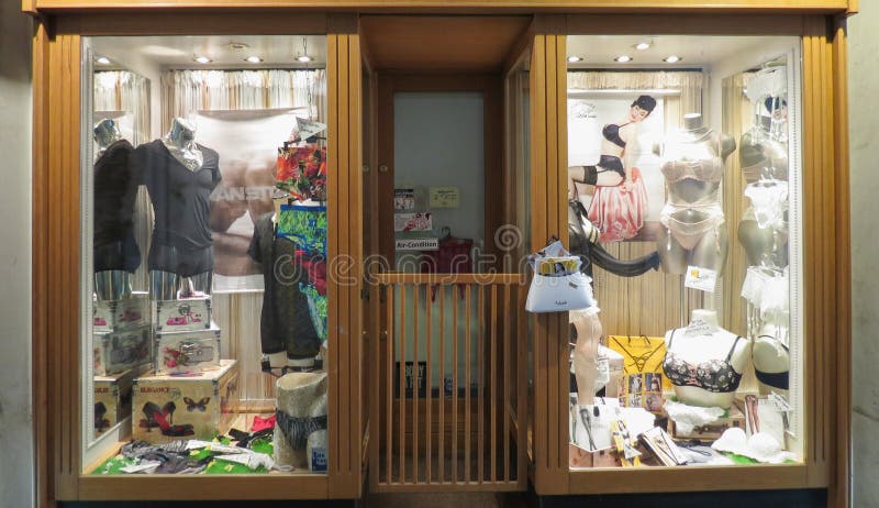 Hosiery and Underwear Store Editorial Stock Photo - Image of europe ...