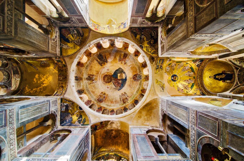 Hosios Loukas Monastery in Greece Stock Image - Image of ancient ...