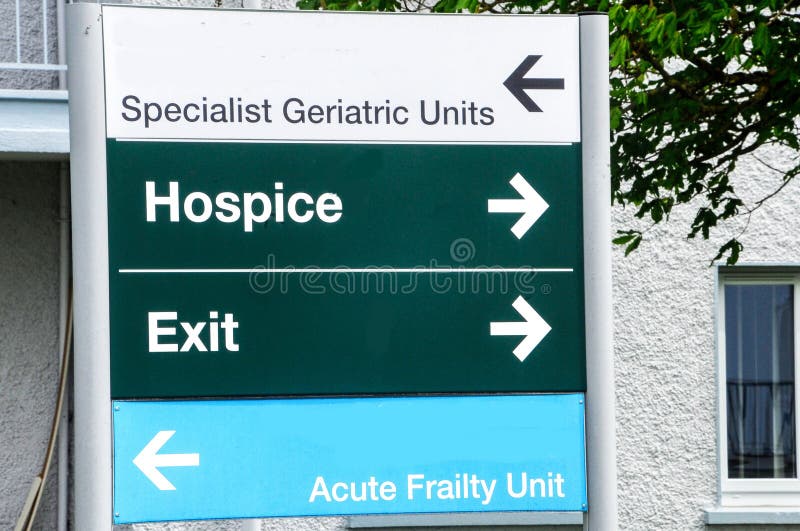 Hospice stock image. Image of sign, seniors, building - 314798053