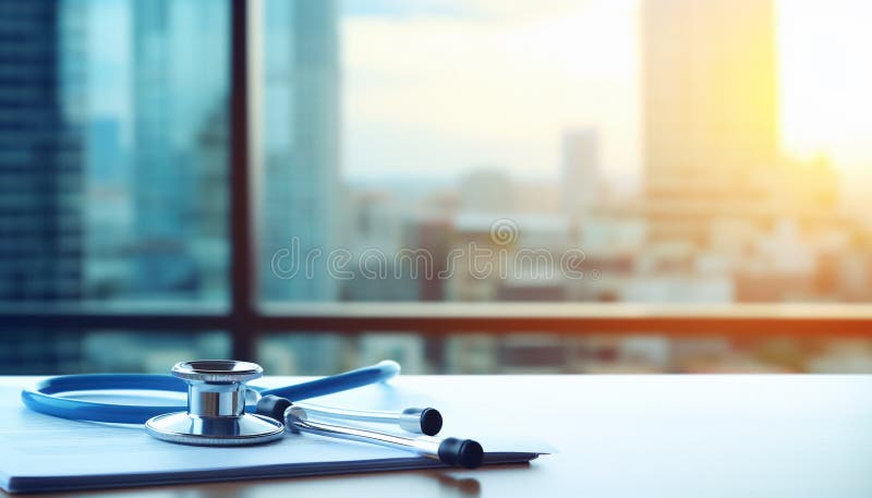 Hospital - Abstract Background Stock Photo - Image of blue, blurred ...