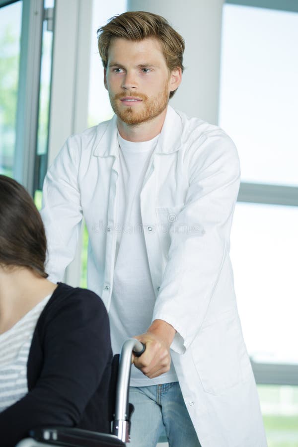 A hospital aid worker stock image. Image of service - 118388609