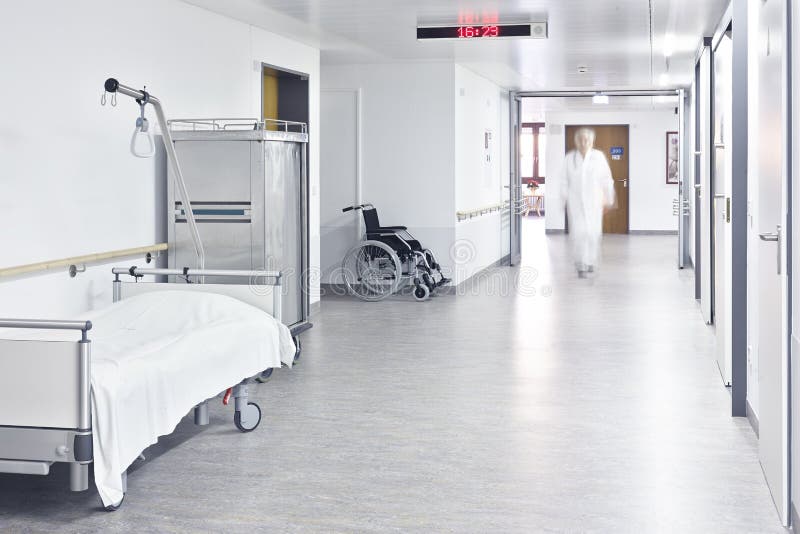 Hospital surgery corridor stock image. Image of clinic - 25068453