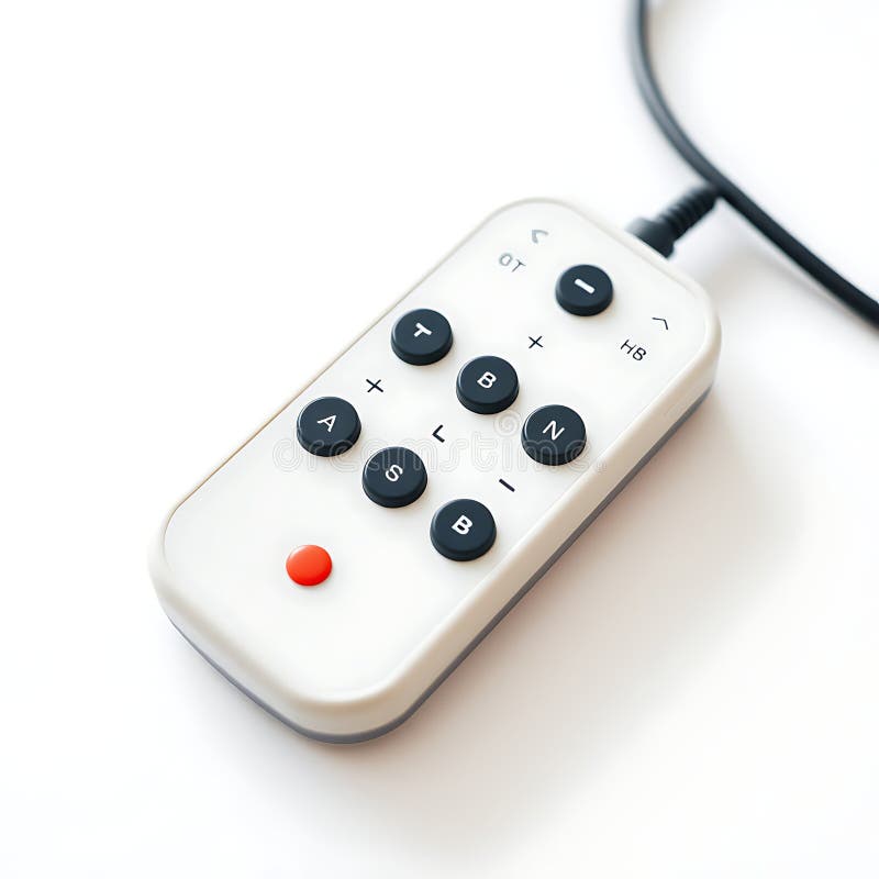 A Hospital Bed Remote Control with Buttons for Position Adjustments ...