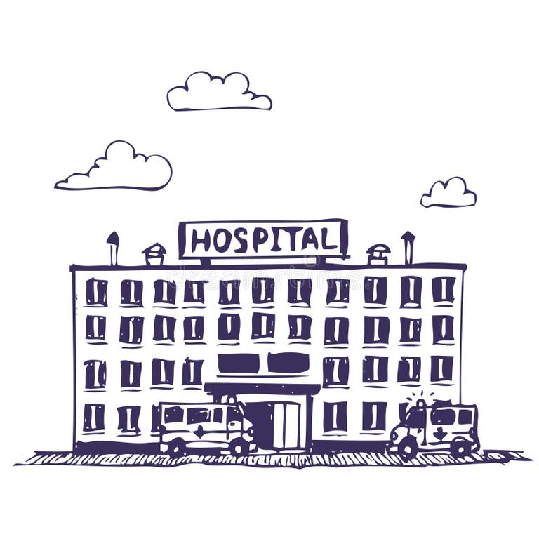 Hospital Drawing Stock Illustrations – 40,274 Hospital Drawing Stock ...