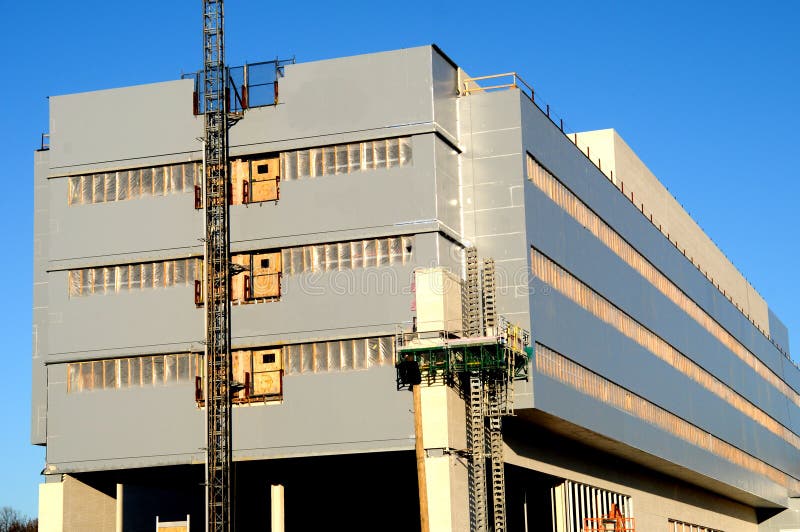 Hospital Building Construction Stock Photo - Image of care, modern ...