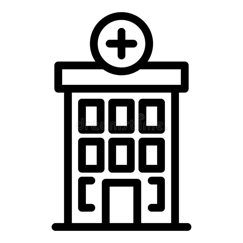 Hospital Building Outline Stock Illustrations – 8,880 Hospital Building ...