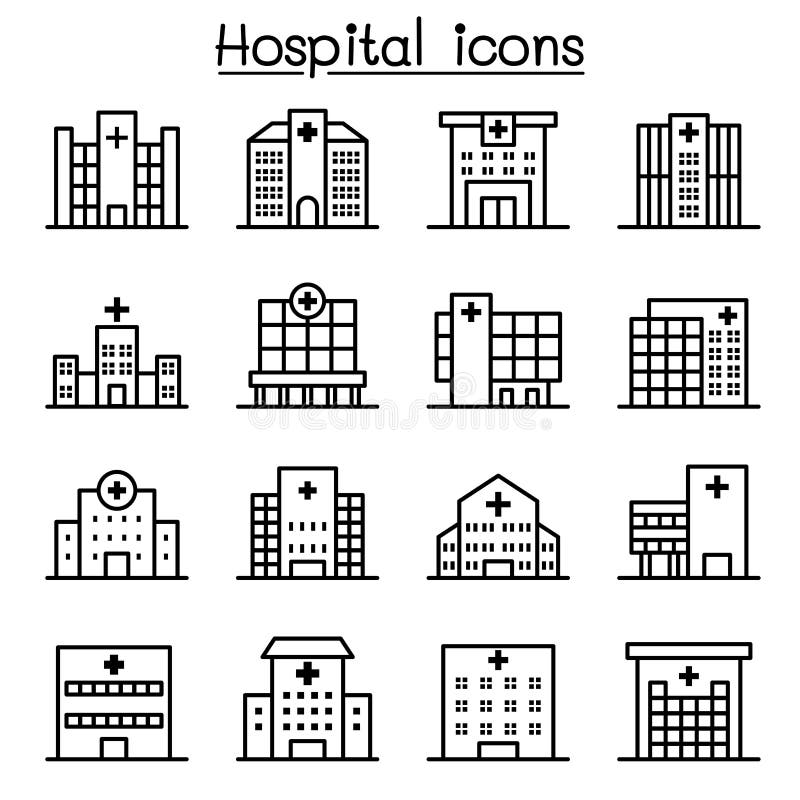 Hospital Building Outline Stock Illustrations – 10,729 Hospital ...