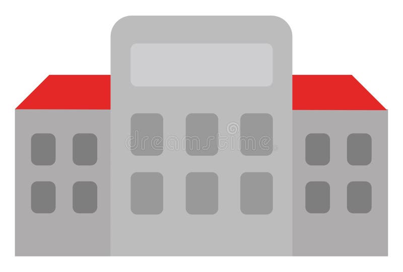 Hospital building, icon stock vector. Illustration of city - 260371735