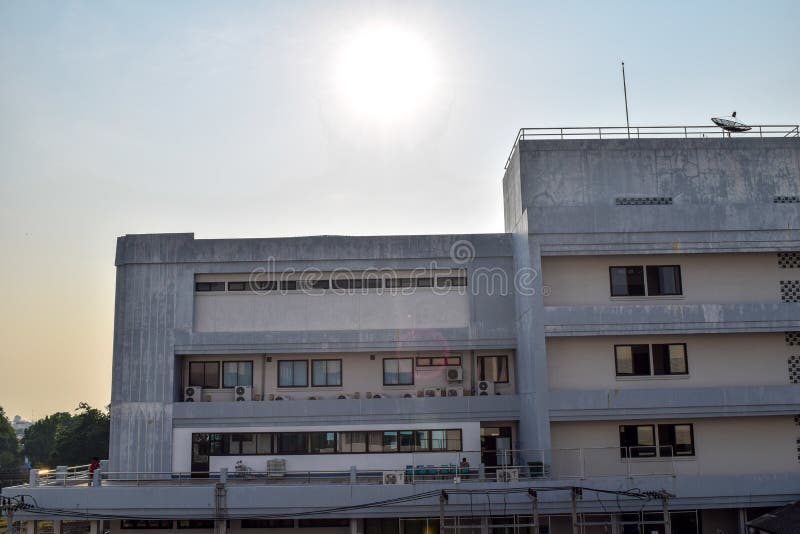 Hospital building editorial stock photo. Image of commercial - 71671678