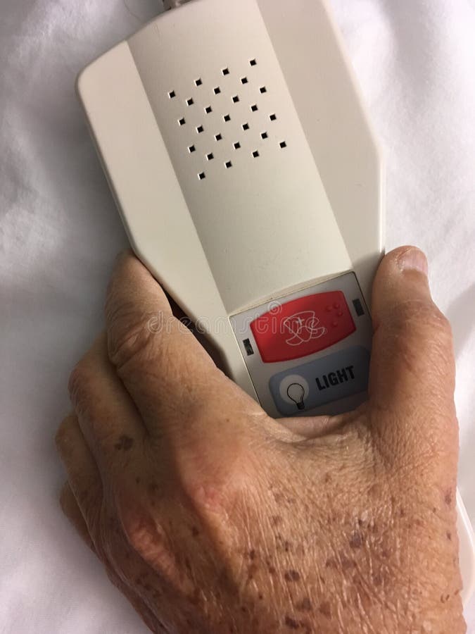 Hospital Call Button stock photo. Image of button, held - 109434288