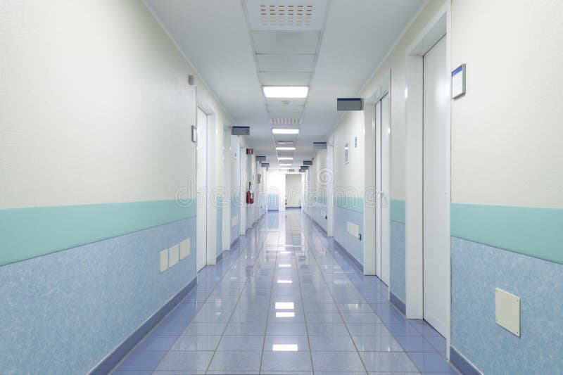 Hospital corridor stock photo. Image of medical, indoor - 28916842