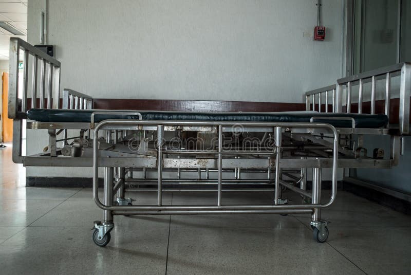 Hospital Cot stock photo. Image of long, clinical, medical - 75883714