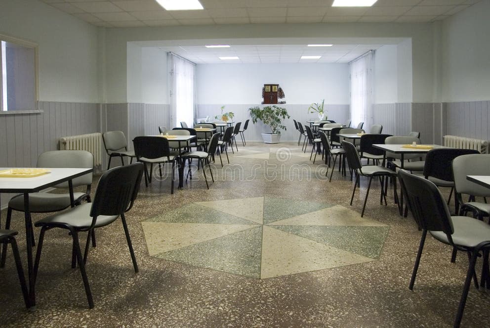 Hospital dining room stock photo. Image of ceiling, area - 3568624