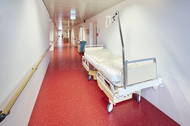 Hospital Doctor Blurred and Corridor Stock Image - Image of perspective ...