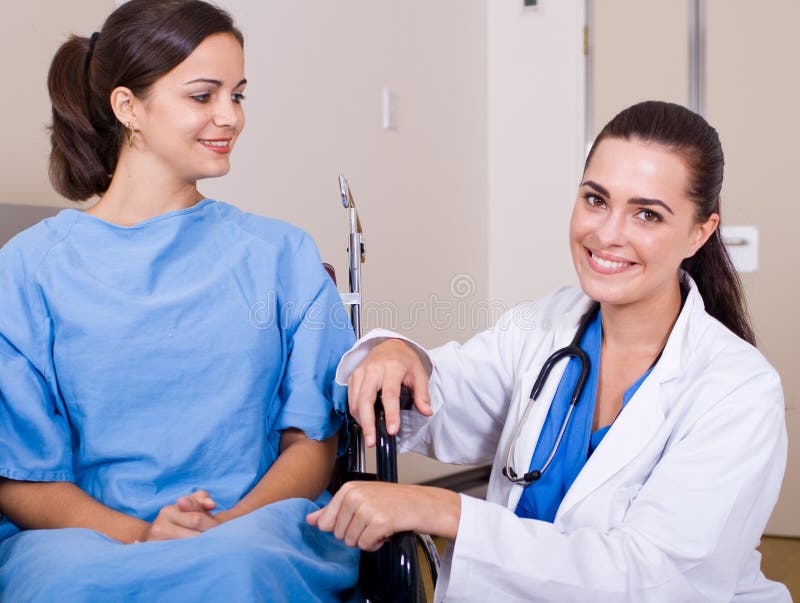 Doctor helping patient stock photo. Image of look, hospitalized - 8107062