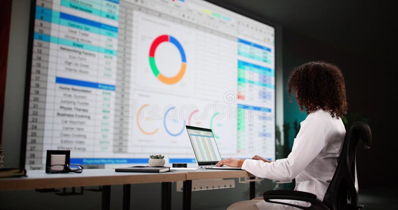 Hospital Doctor Using Spreadsheet for Billing Codes Stock Image - Image ...