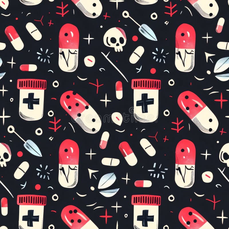 Drugs Pattern Stock Illustrations – 4,661 Drugs Pattern Stock ...