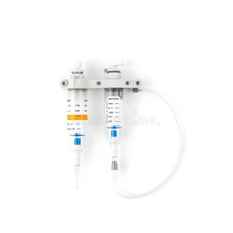 A Hospital Grade Infusion Set with Precision Flow Regulators Lying Flat ...