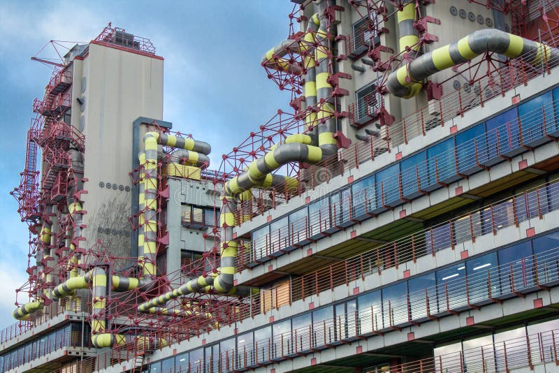 Hospital with heliport stock photo. Image of city, state - 42597978