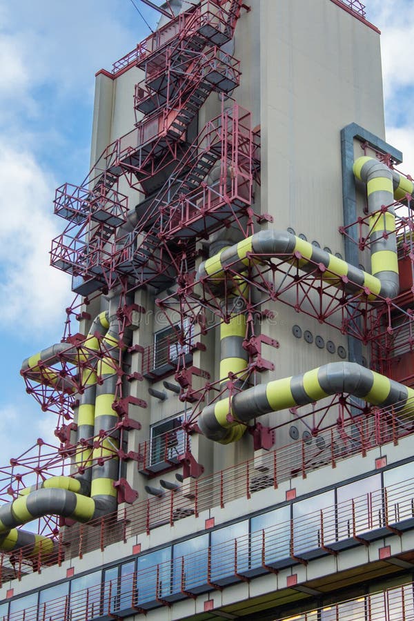 Hospital with heliport stock image. Image of aachen, hospital - 42598069