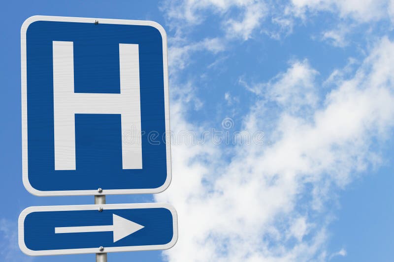 224 Hospital Road Sign Arrow Stock Photos - Free & Royalty-Free Stock ...