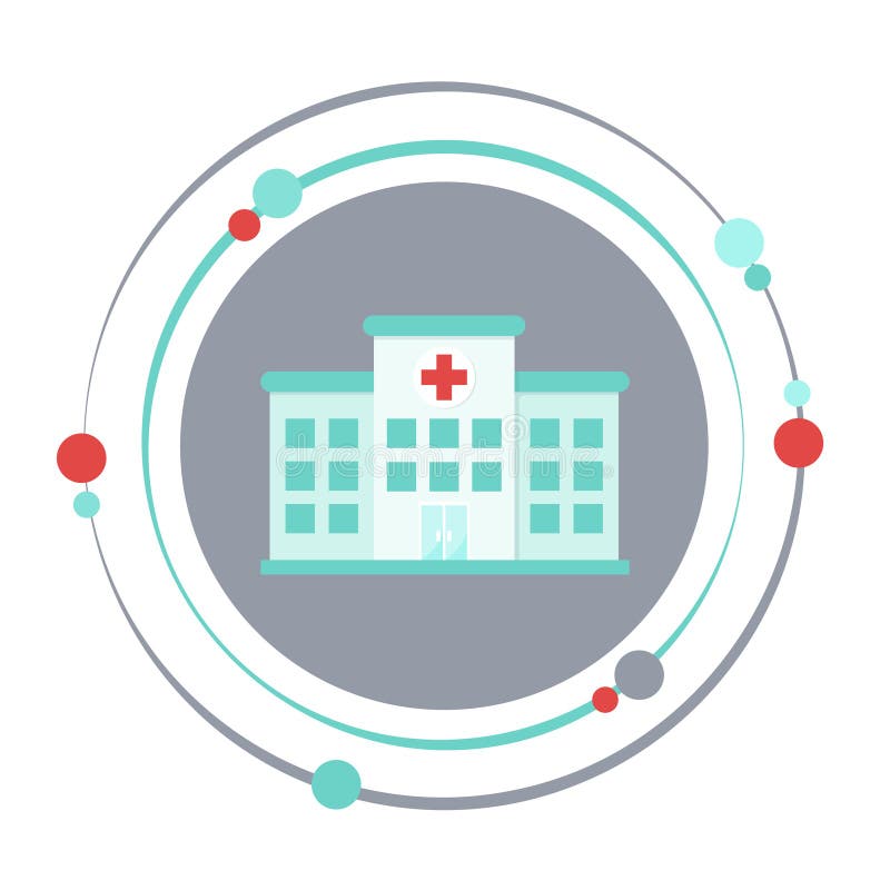 Hospital Vector Illustration Graphic Icon Circular Symbol Editorial ...