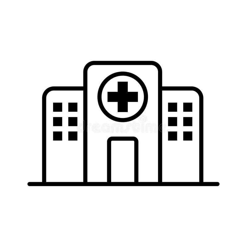 Hospital Icon Vector Design Template Basic RGB Stock Vector ...