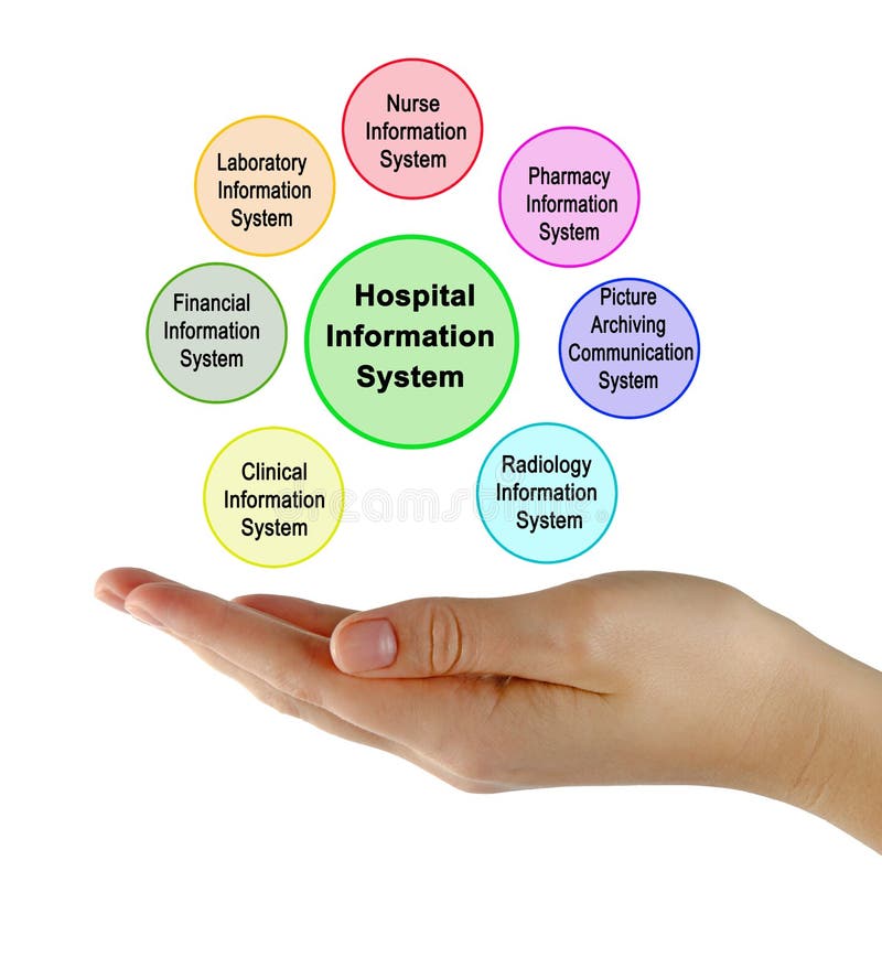 Hospital Information System Stock Photo - Image of palm, medical: 159701448