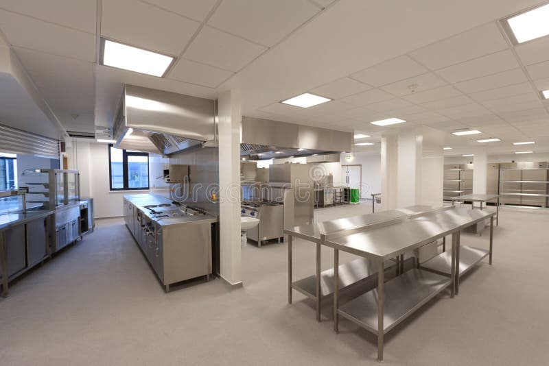 Hospital Kitchen stock photo. Image of cooking, spotless - 25331336
