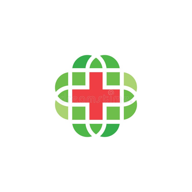 Hospital Medical Cross Logo Vector Stock Vector - Illustration of ...